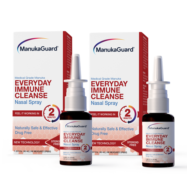 Everyday Immune Cleanse Nasal Spray, 2-Pack Bundle – ManukaGuard