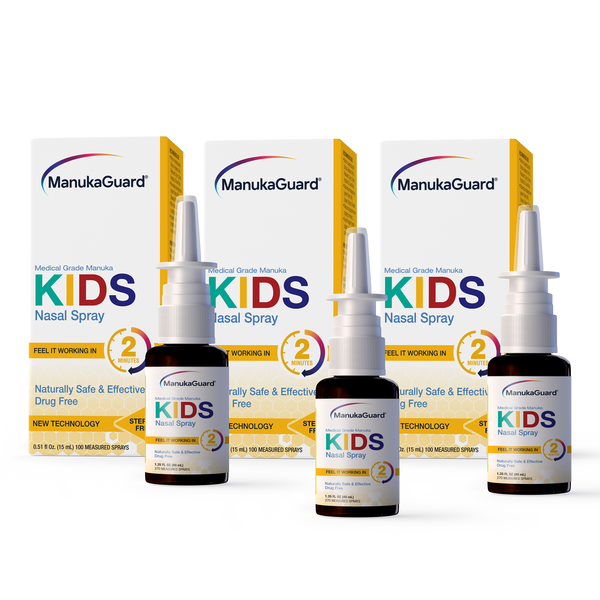 Kids Nasal Spray, 3-Pack Bundle – ManukaGuard